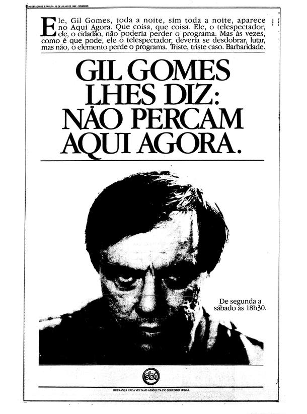 Gil Gomes (1940 -2018) - Acervo - Estadão