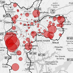 Geografia do crime em São Paulo - Infográficos - Estadão