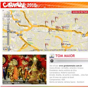 O mapa das escolas de samba no Rio e em SP - Infográficos - Estadão